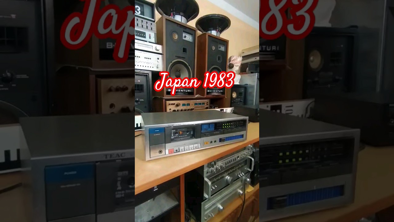 #1980s Cassette Deck TEAC Japan - Sound Test @Angelicaaudio