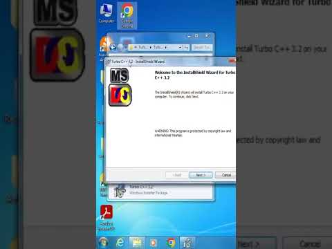 INSTALLATION OF TURBO C++(link in description)