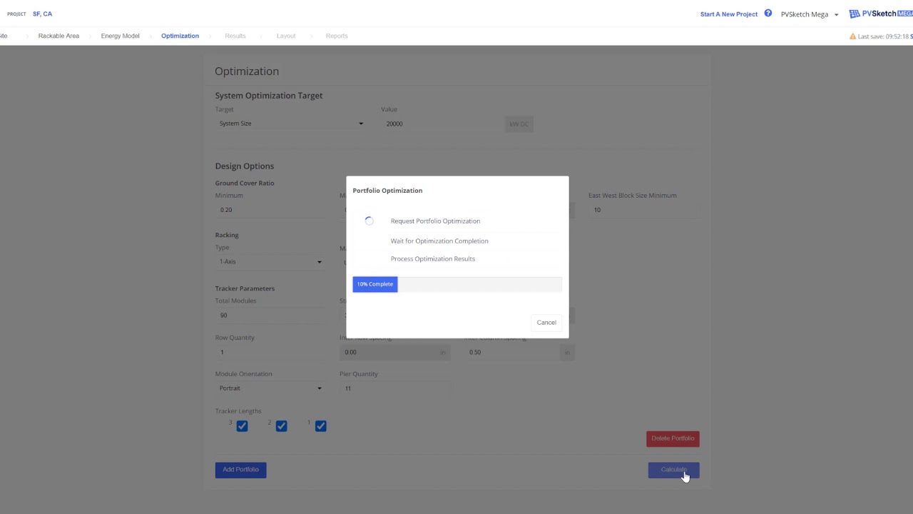 Solar Design University: PVSketch Mega - 3.4 Optimize Layout Configuration