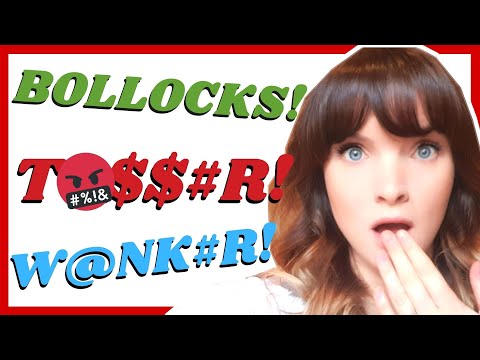 😜BRITISH SWEARING IS SO MUCH BETTER! BRITISH SLANG