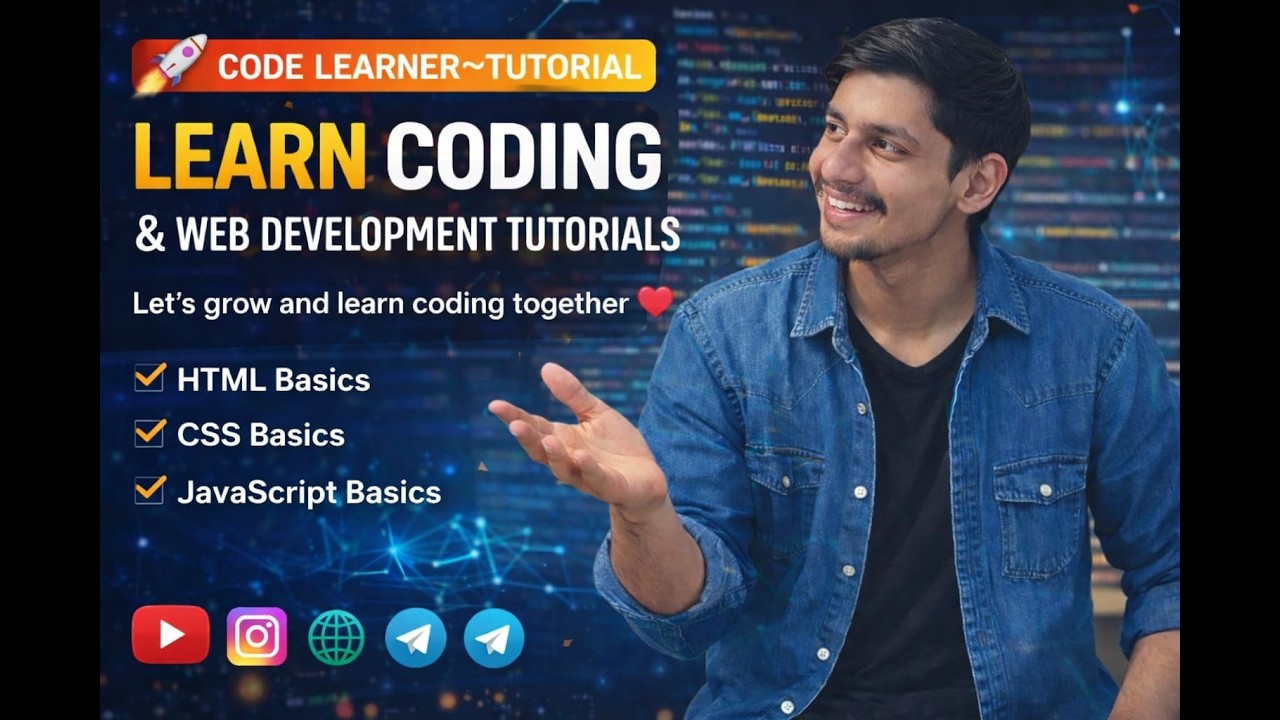 Simple Website Design | HTML CSS Beginner Tutorial | #Project3