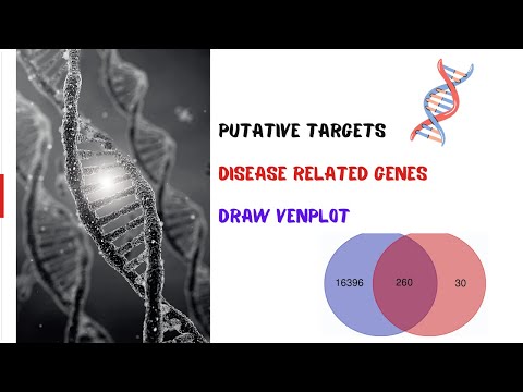 Find Potential Targets | Disease Related Genes | Draw Venn Diagram | SALMAN AKBAR