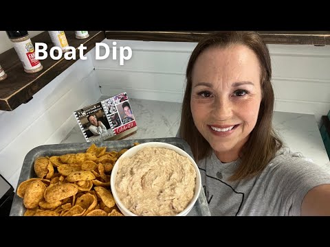 Easy cold appetizer for football parties or tailgating | No bake party dip | Viral Boat Dip recipe