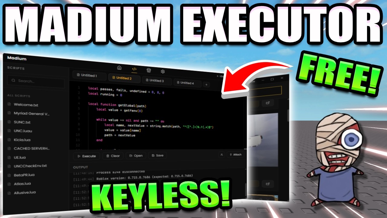 *NEW* Madium Executor - The Best FREE & Keyless Roblox Windows Executor For 2026!