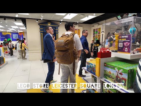 Let’s give you a look around the London Lego store in Leicester Square flagship store UK England