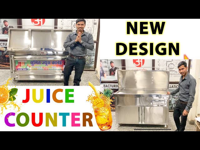 Juice Counter - Stainless Steel Juice Display Counter Manufacturer from ...