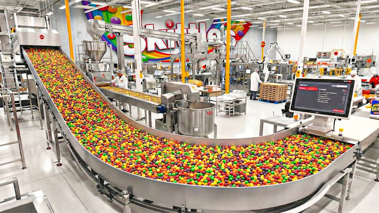 How Skittles Are Made In Factory
