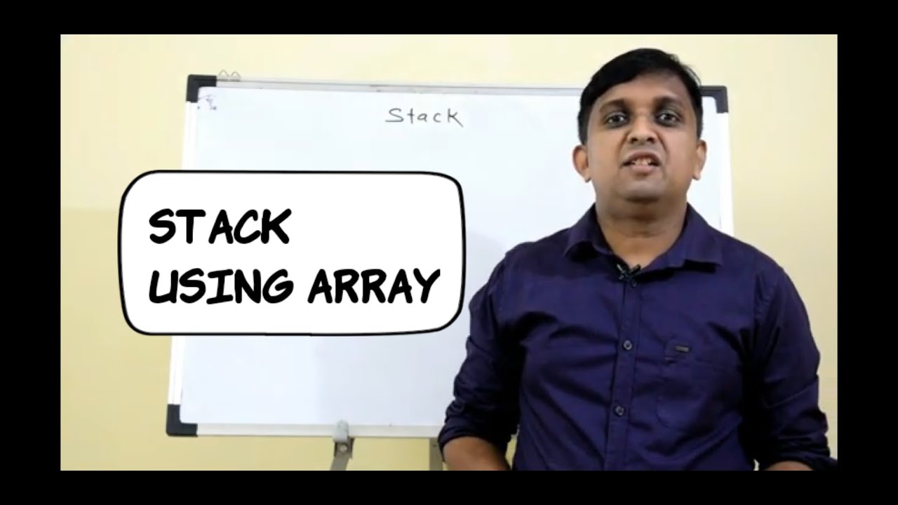 stack using array | Data Structures using C++
