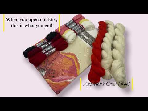 The Flanders Tapestry Kit content