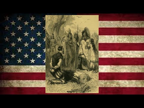 John Smith Captured by Opecanconough and Brought Before Powhatan, Near Jamestown, Virginia, 1608