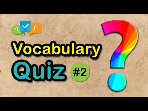 Vocabulary Quiz | Matching Pictures to Words | Vocabulary Quiz Questions With Answers