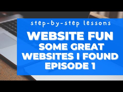 Step-by-step Lessons. Website fun! Some fun, educational websites that people of all ages will enjoy