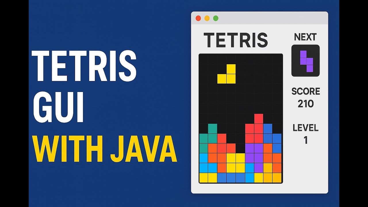 Tetris GUI with Java