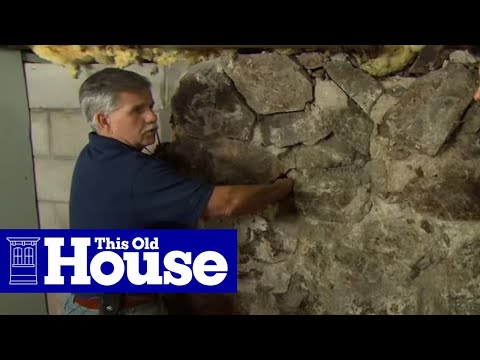 How to Repoint a Stone Foundation | This Old House