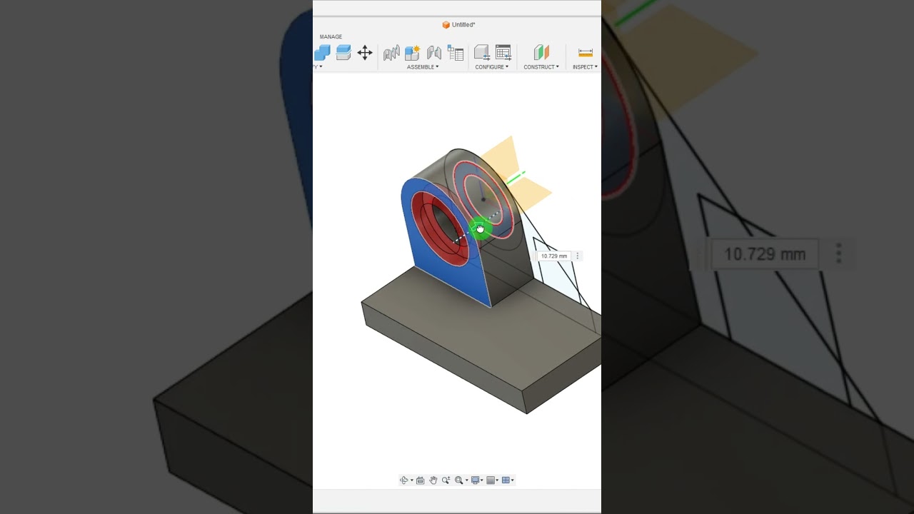 Fusion360 Part Modeling Tutorial-189. #design #3dmodeling #modelingtutorial #engineering#fusion360