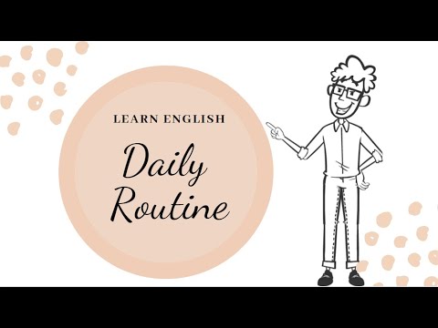 Daily Routines general visual compre…: English ESL video lessons