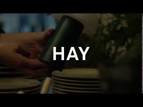 Introducing NEW colours of the HAY PC Portable Lamp by Pierre Charpin