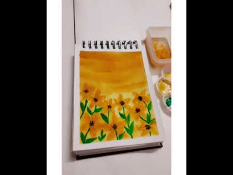 instagram art reel ideas / how to make art reels / painting with tumeric powder /art transition reel
