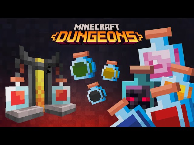 Dungeons Potions | Обновленные зелья Minecraft Texture Pack