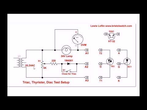 How to Check SCRs and Triacs - Simple Circuit Part 1