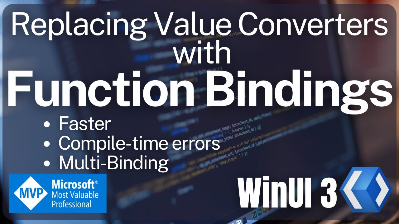 WinUI 3 Function Bindings | WinAppSDK | XAML | UWP | WPF | .NET