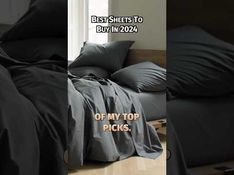 Best Sheets 2024 - My Top 3 Picks! #shorts #sleep