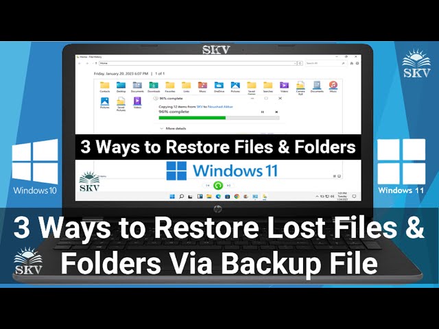 How to Backup and Restore your data in Windows 11