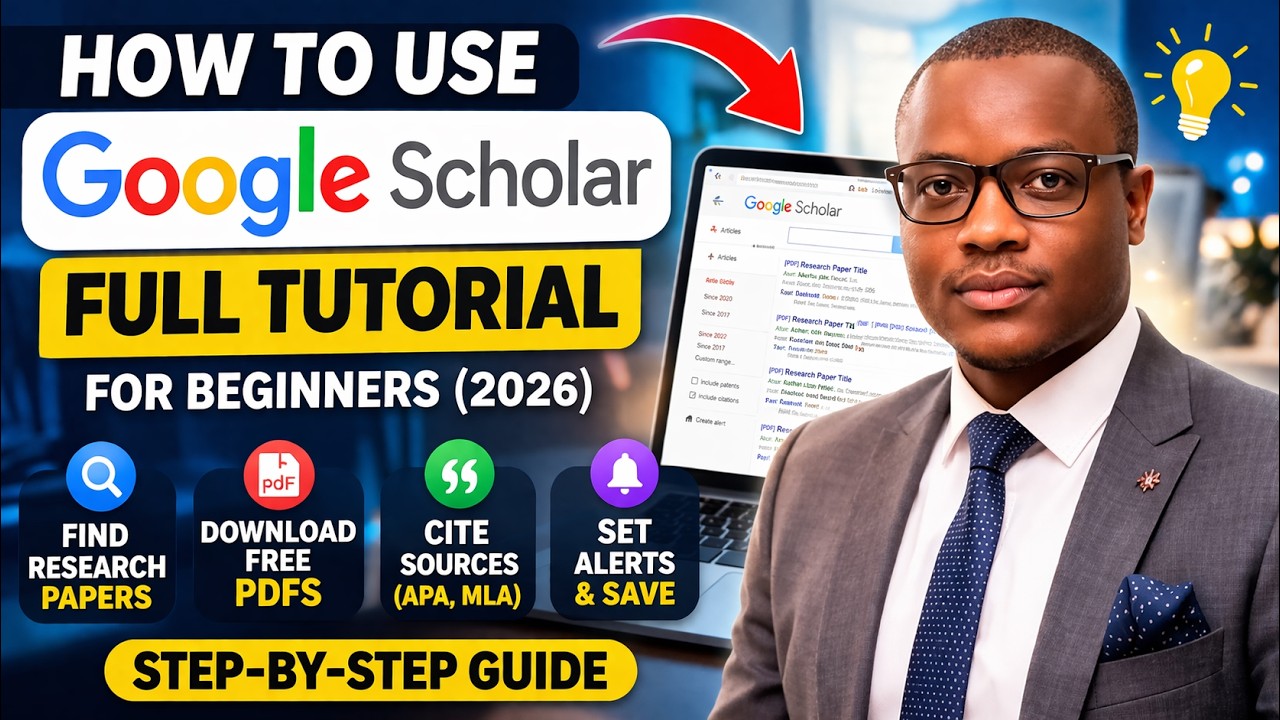 How to Use Google Scholar (Full Tutorial for Beginners to pro 2026)