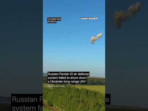 Russian Air Defense System Failed to Shoot Down Ukrainian Long Range Drone #warinukraine #drone