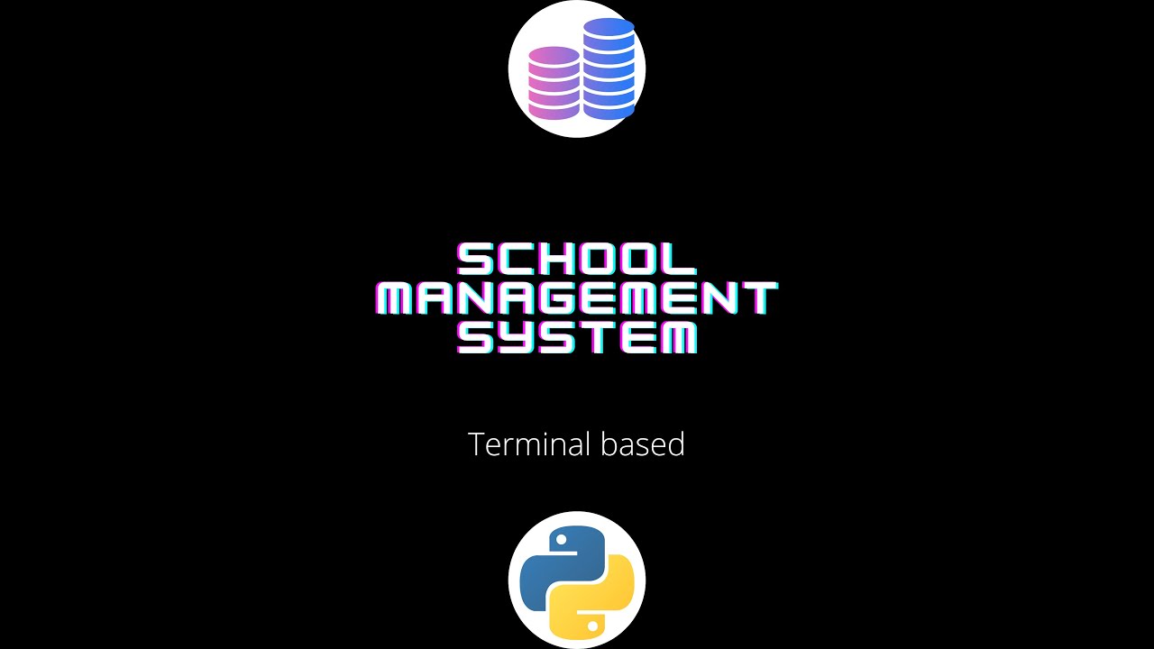 School Management System (terminal) with python