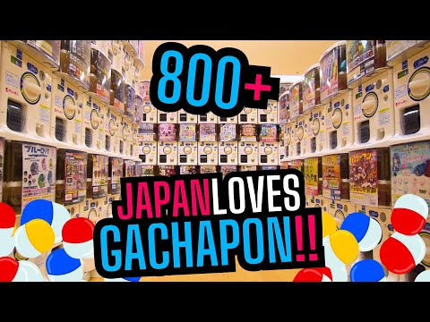 Japan Gachapon Capsule Toy Adventure! 800+ Gacha In Fukushima