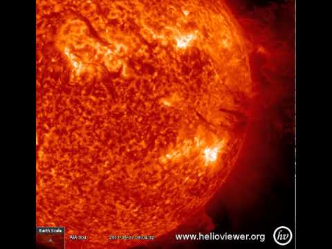 Giant Solar Eruption - Evidence for a Liquid Sun