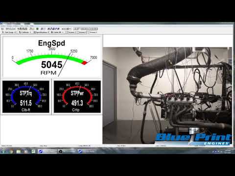 BluePrint Engines LS3 376 Dyno Testing PSLS3760CTF