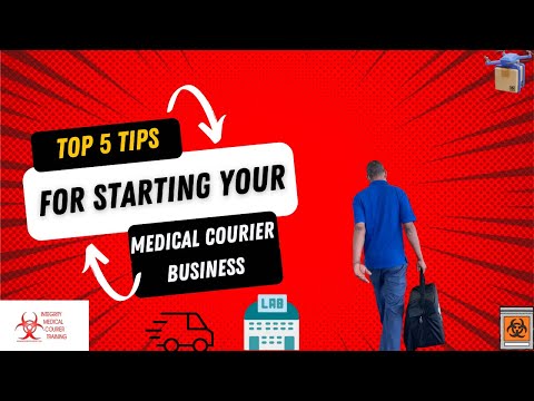 Our Top 5 Tips for Starting Your Medical Courier Business