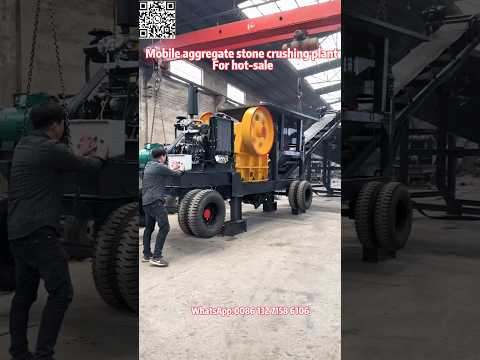 Top sale mobile river stone rock crusher, boulder crusher, aggregate stone crushing line plant