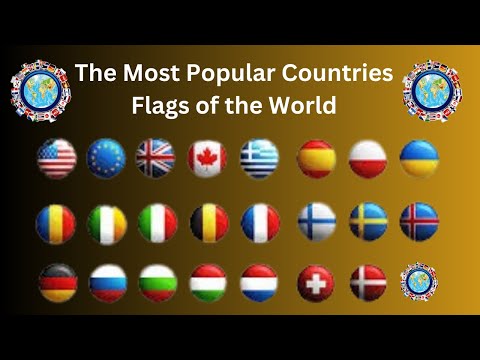 Country Flags of the World with Their Name and Images | Country Flags Names and Pictures for Kids
