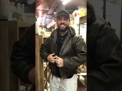Sick bomber jacket from an antique shop!