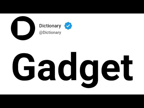 Gadget Meaning In English