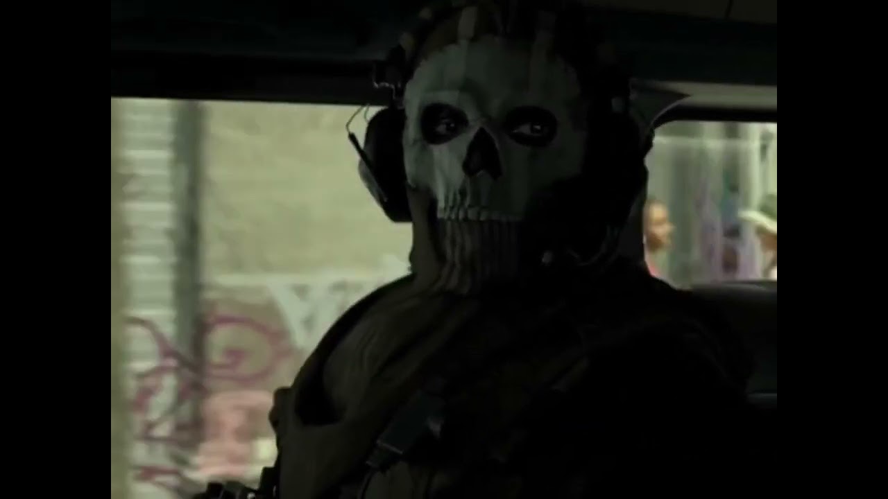 Ghost AKA Simon Riley HD meme template with Example • Call of Duty: Modern Warfare 2