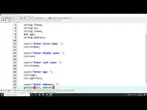 C++ Personal Information
