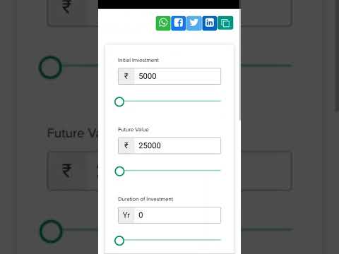 CAGR Calculator | InfoInTube | #shorts #calculators #financialplanning #compoundinterest #compound