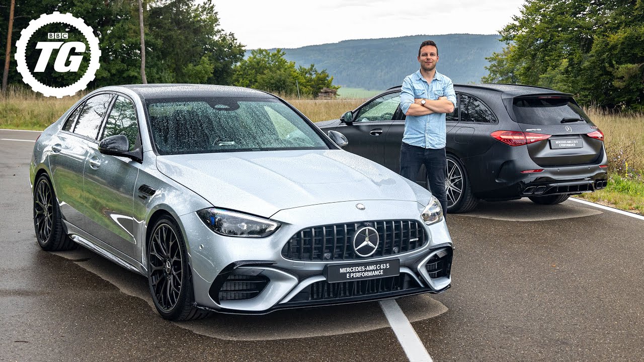 FIRST LOOK: 2023 Mercedes-AMG C63 S - 670bhp, F1 Hybrid Tech + Passenger Ride | Top Gear