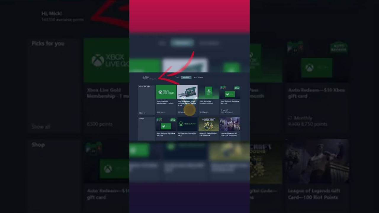 HOW TO: Use Microsoft Rewards Points - #Shorts #Howto #Xbox