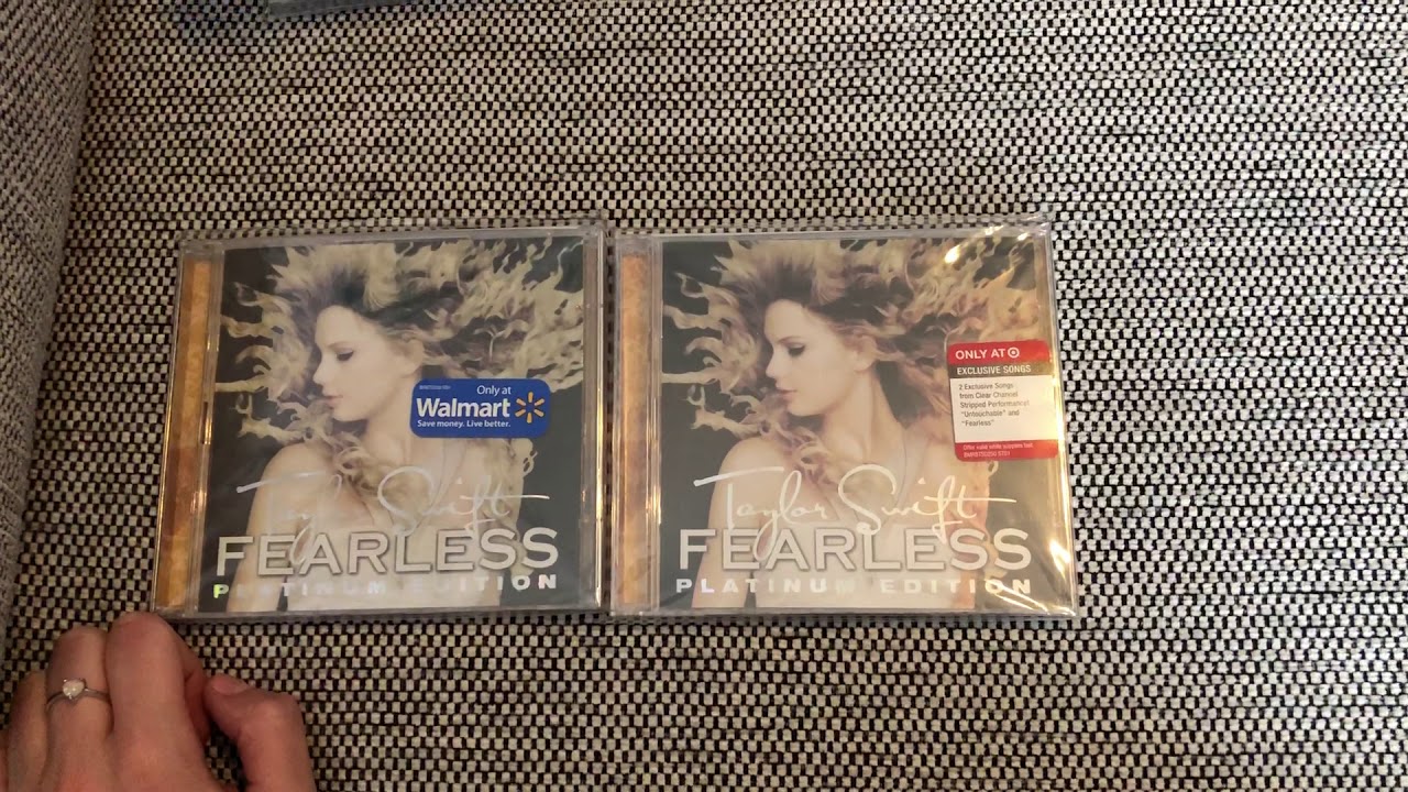 Taylor swift platinum edition comparison walmart vs. target rare