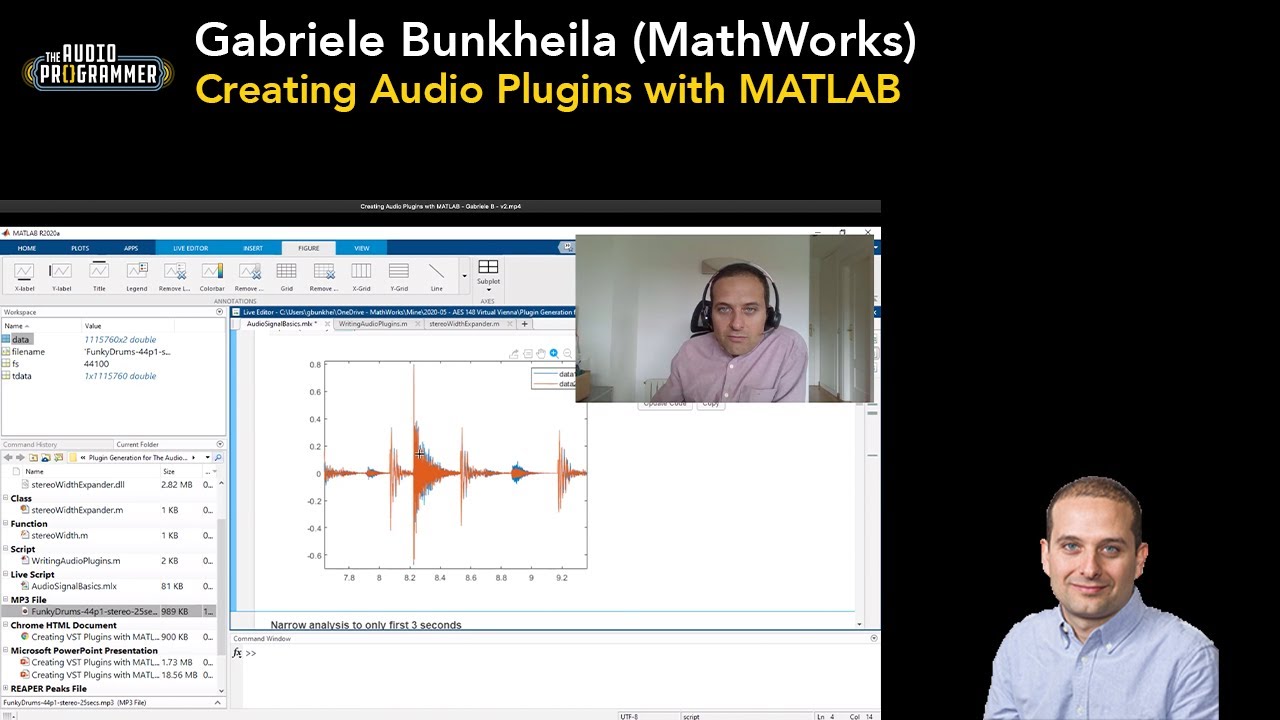 Gabriele Bunkheila - Creating Audio Plug-ins with MATLAB