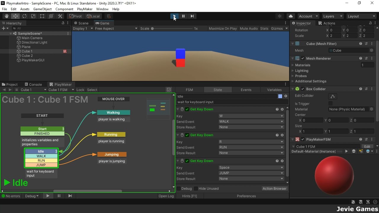 Introduction to Unity Playmaker