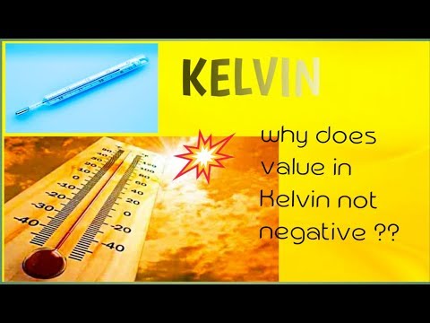why does value of temperature in Kelvin must positive ? ##