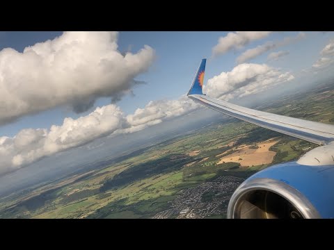 Jet2 737-800 departure from Leeds Bradford | G-JZHE