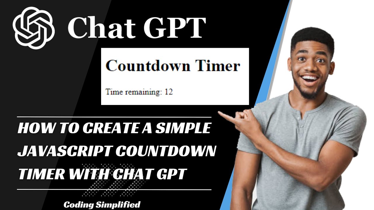 How to Create a Simple JavaScript Countdown Timer with ChatGpt