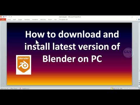 How To Download And Install Latest Version Of Blender on PC
